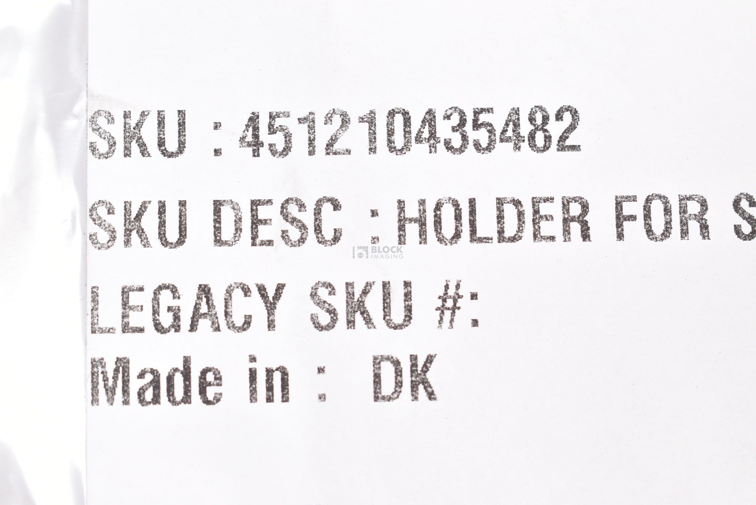 4512-104-35482 - Philips - X-Ray - Holder | Block Imaging